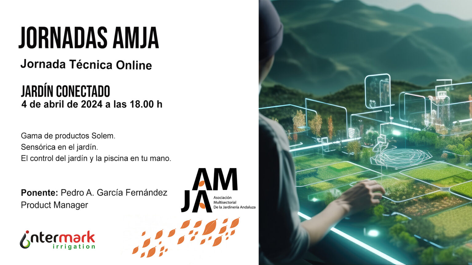 JORNADA AMJA ONLINE SOBRE JARDÍN CONECTADO